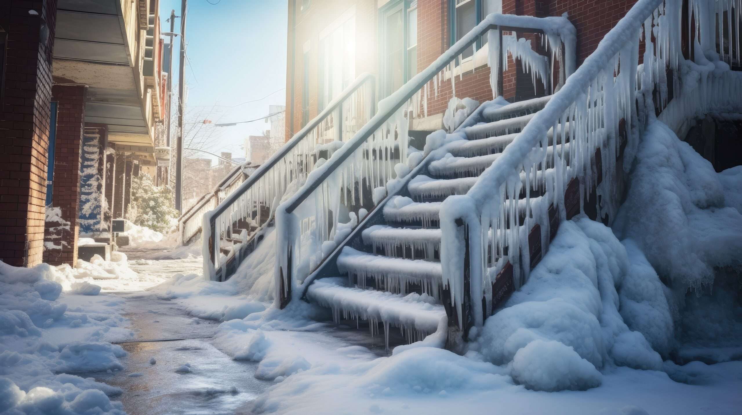 Snow removal Laval stairs & patio | Manual shoveling
